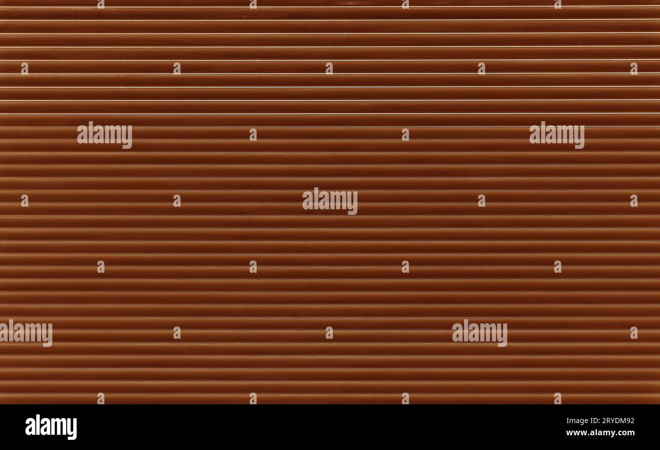 Brown horizontal roller shutter blinds Stock Photo - Alamy