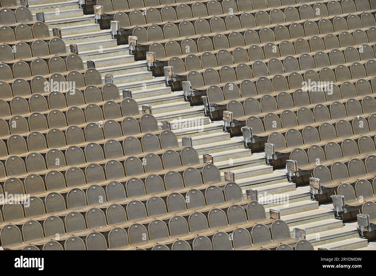 Rows of seats in open air concert hall auditorium Stock Photo - Alamy