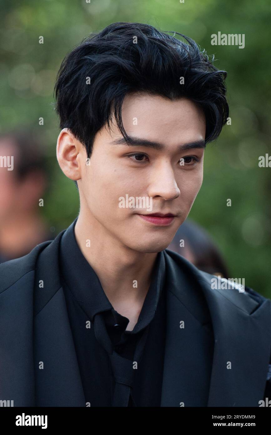 Paris, France. 30th Sep, 2023. Gong Jun attending the Elie Saab ...