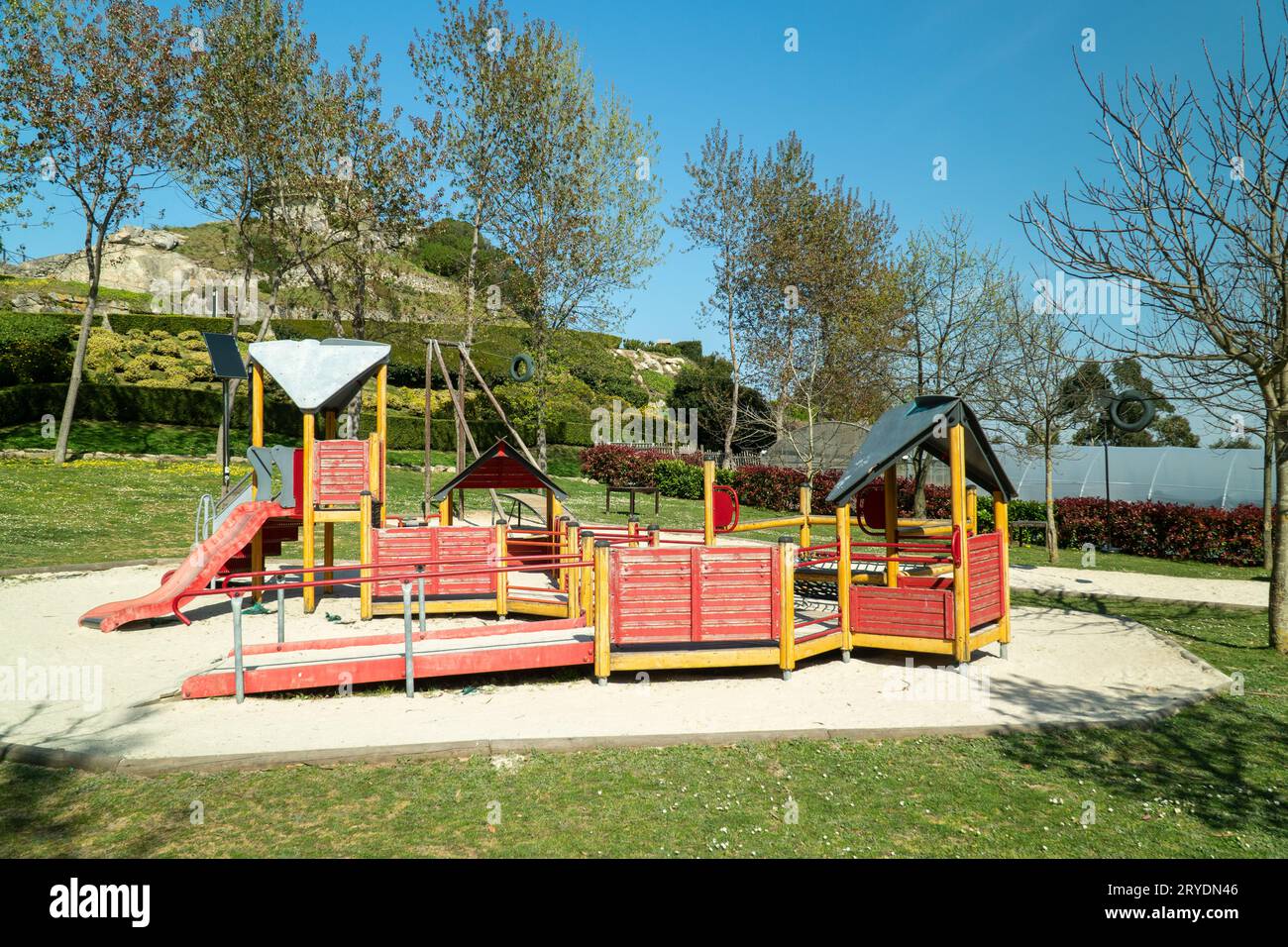 Children play park hi-res stock photography and images - Alamy