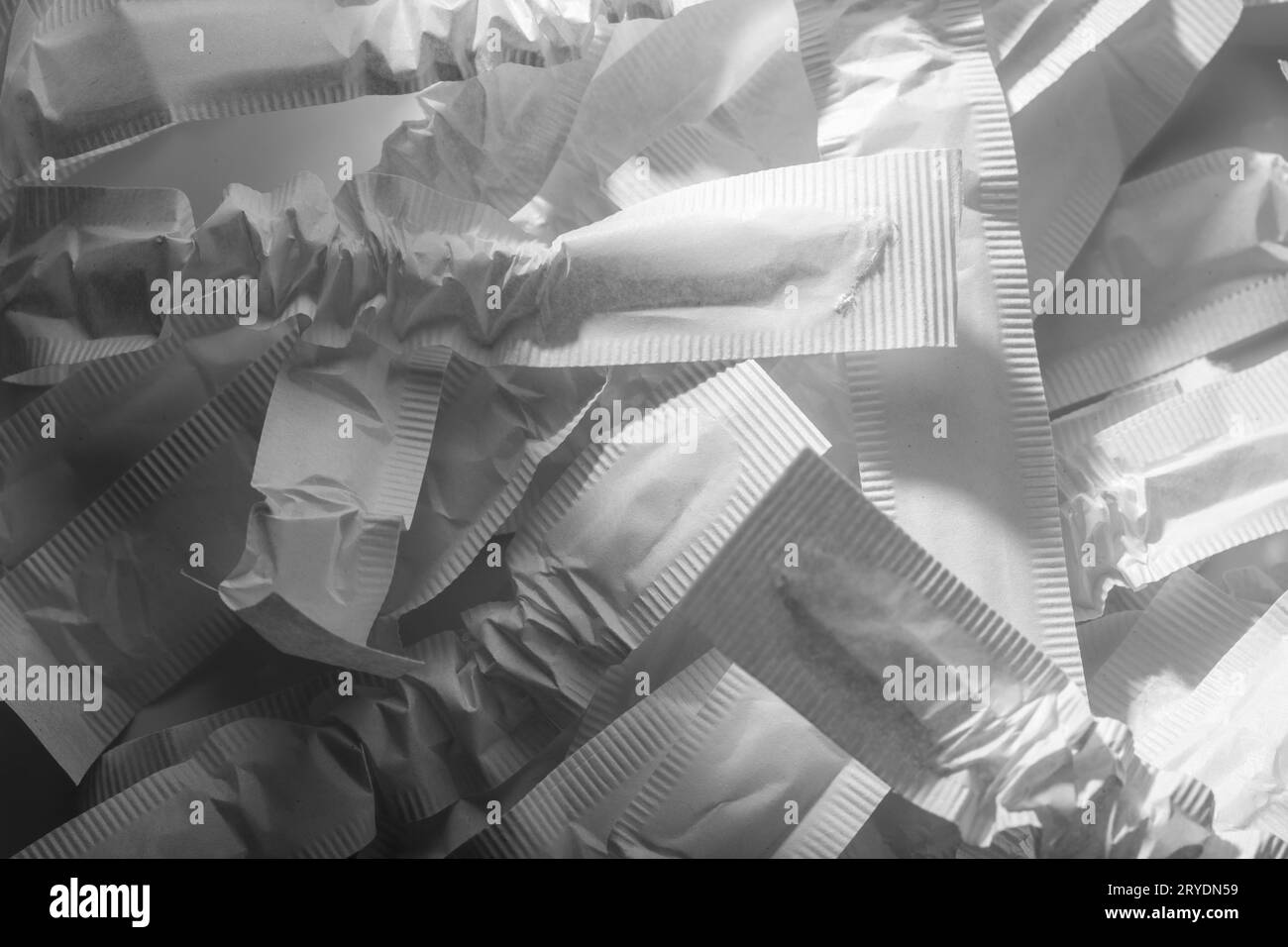 Paper wasting concept. Close up Stock Photo - Alamy