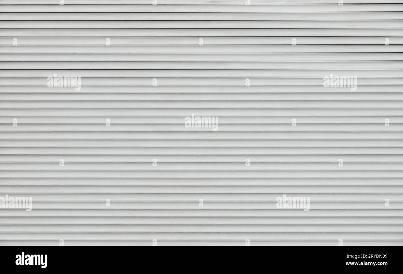 Grey horizontal roller shutter blinds Stock Photo - Alamy