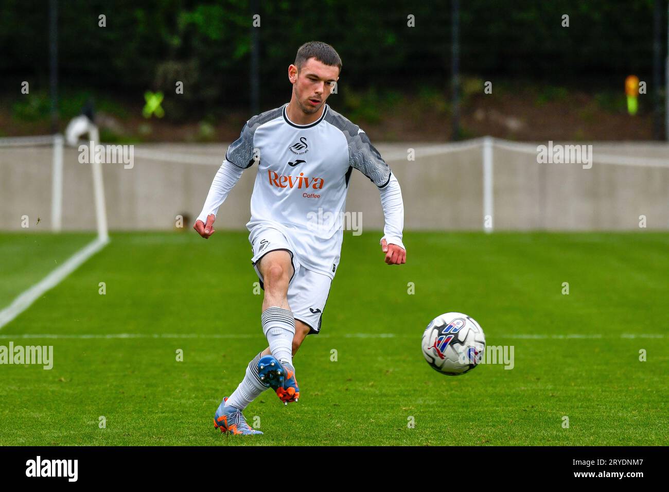 Swansea, Wales. 30 September 2023. Josh Pescatore of Swansea City ...