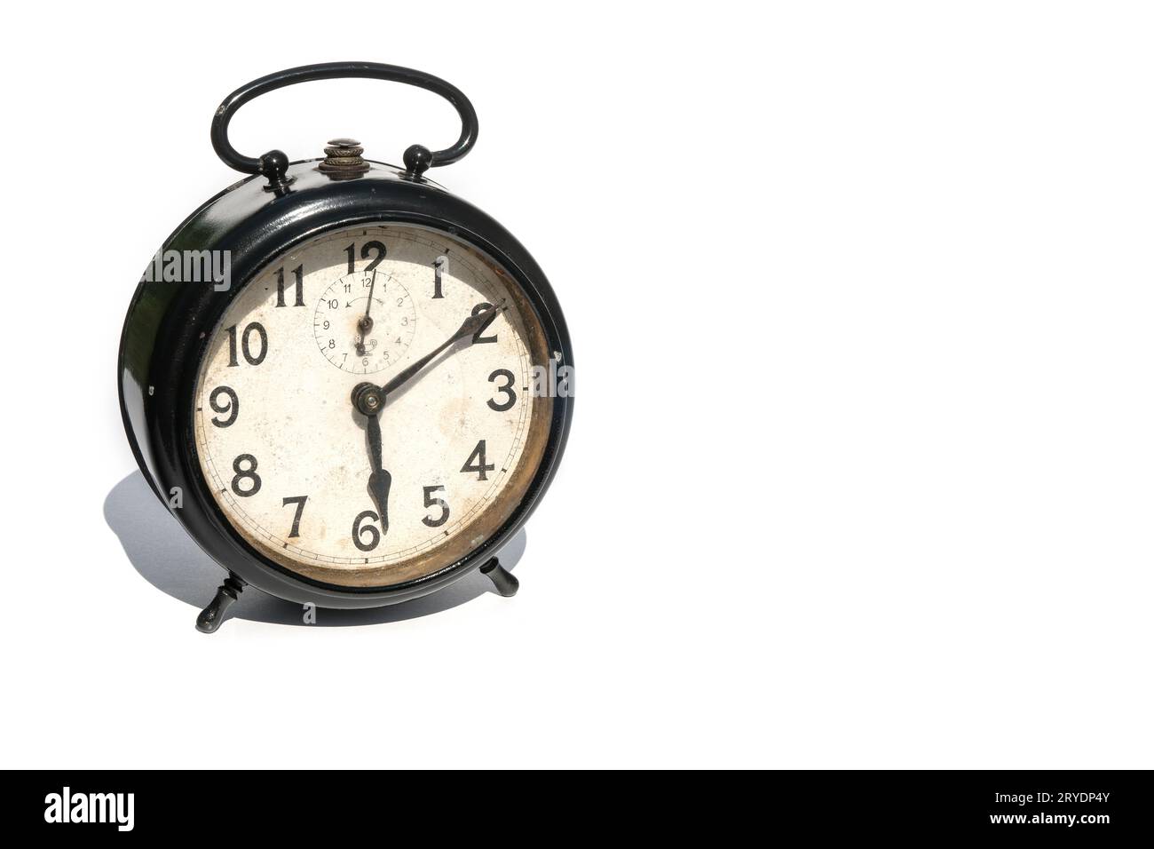 Antique old clock Cut Out Stock Images & Pictures - Alamy