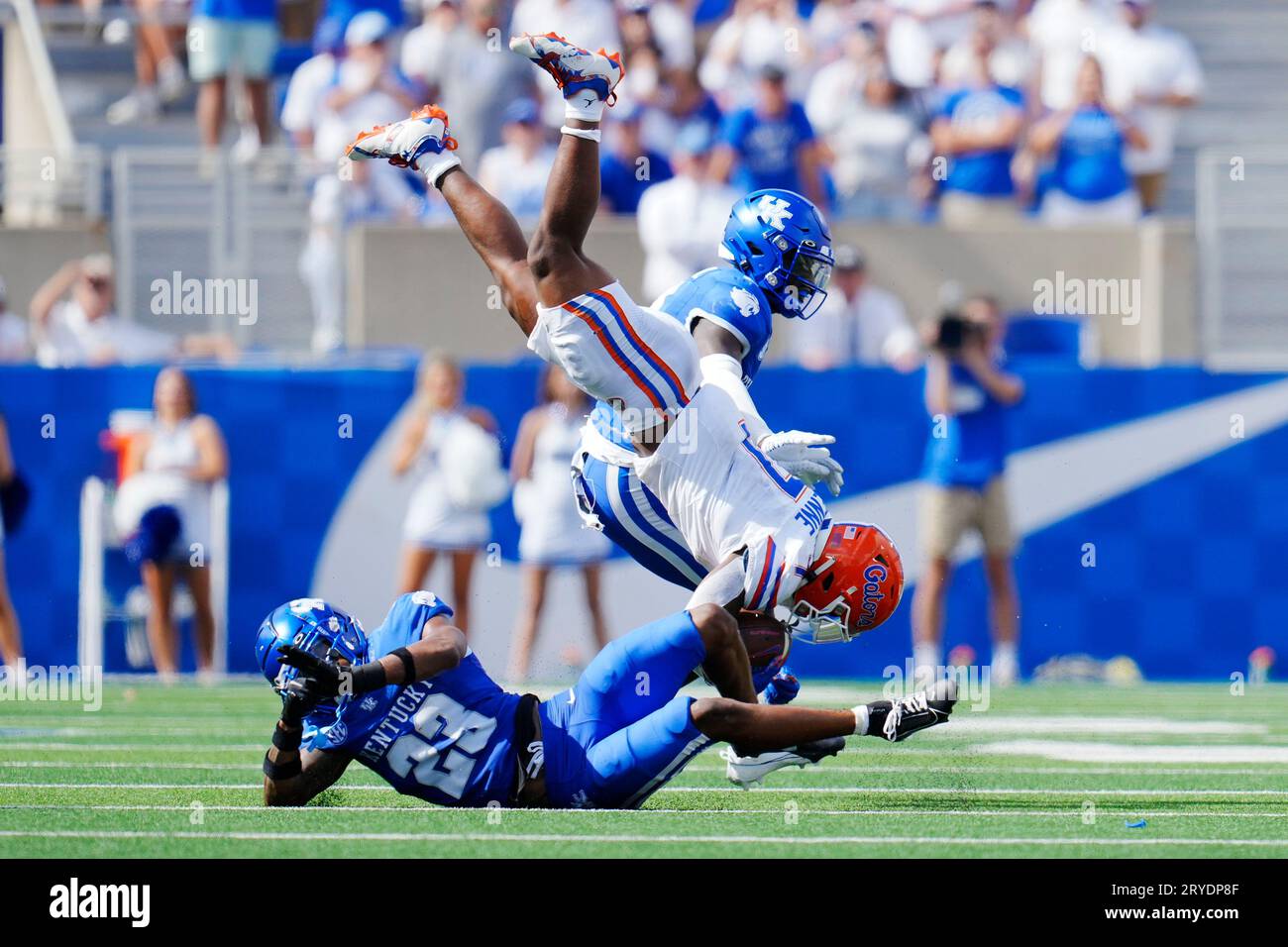 Lexington, Kentucky, USA. 30th Sep, 2023. Florida Gators running back ...