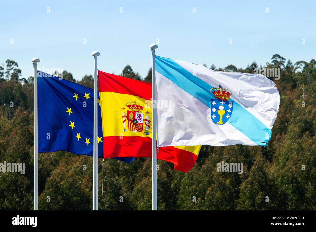 Flags europe spain hi-res stock photography and images - Alamy