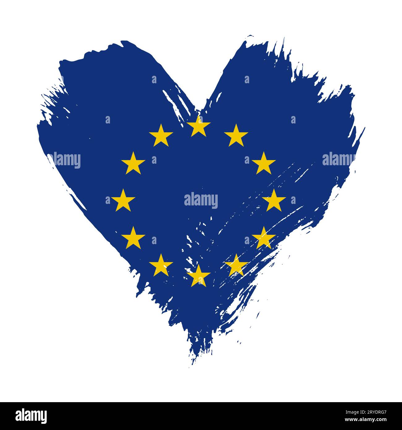 European union brush stroke hi-res stock photography and images - Alamy