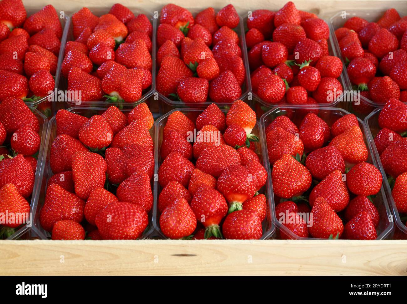 Strawberry display hi-res stock photography and images - Alamy