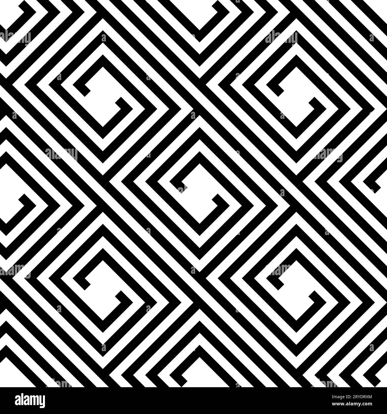 The labyrinth interior Black and White Stock Photos & Images - Alamy