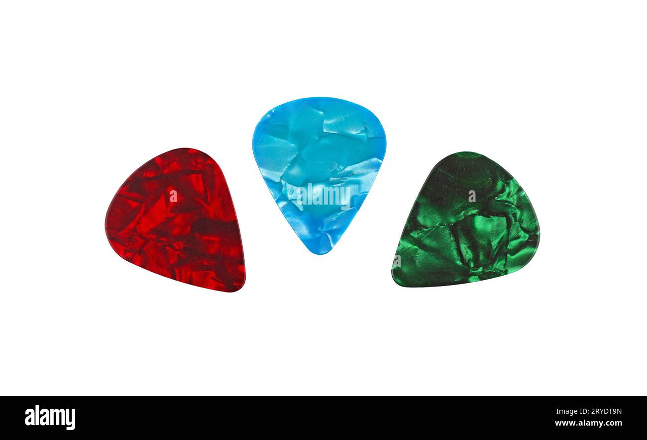 Green guitar picks hi-res stock photography and images - Alamy