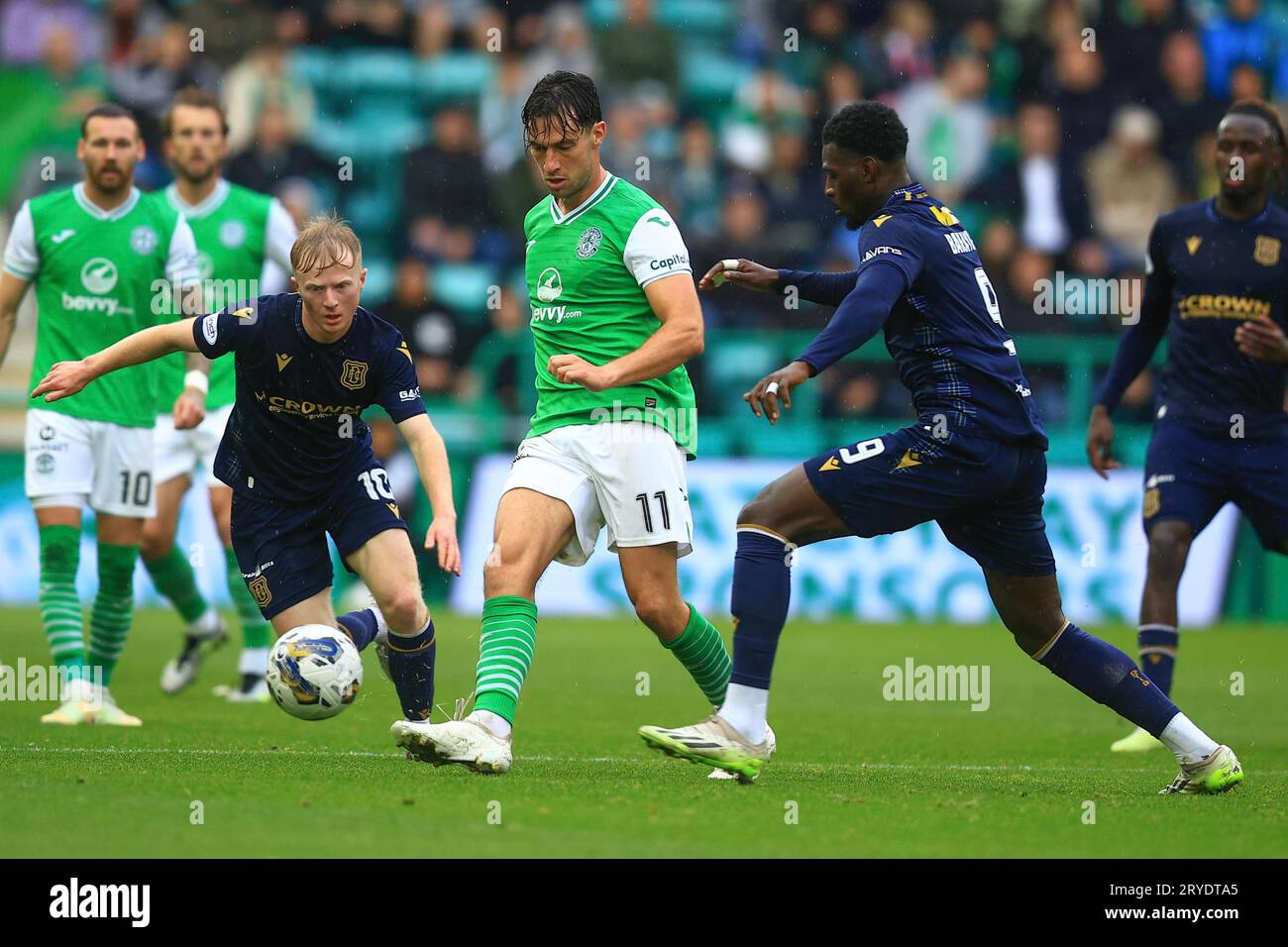 Easter Road, Edinburgh, UK. 30th Sep, 2023. Scottish Premiership Football, Hibernian versus ...
