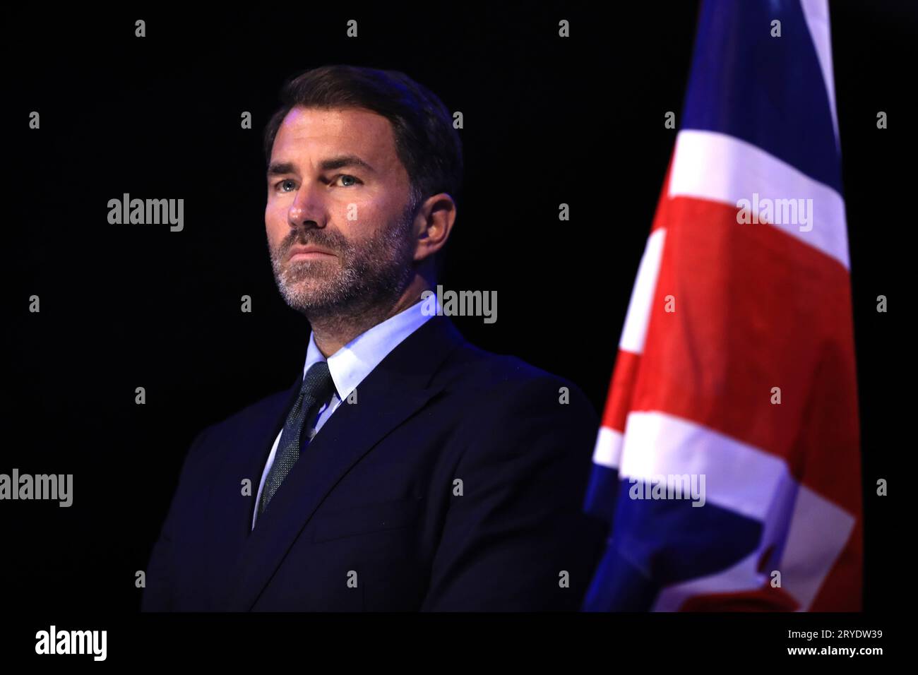 Boxing promoter, Eddie Hearn, seen ahead of the Jai Opetaia v Jordan ...