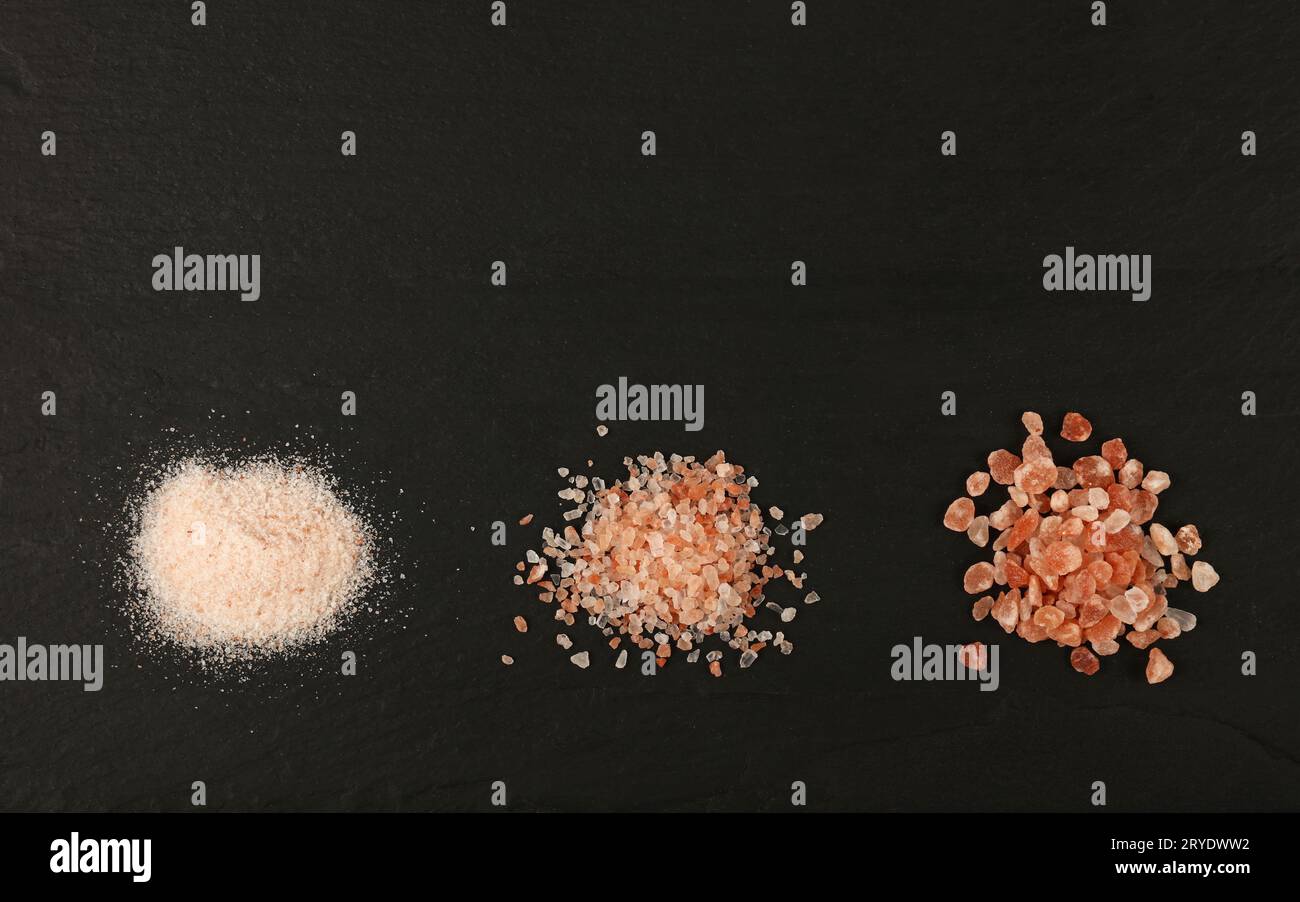 Fine pink himalayan salt hi-res stock photography and images - Alamy