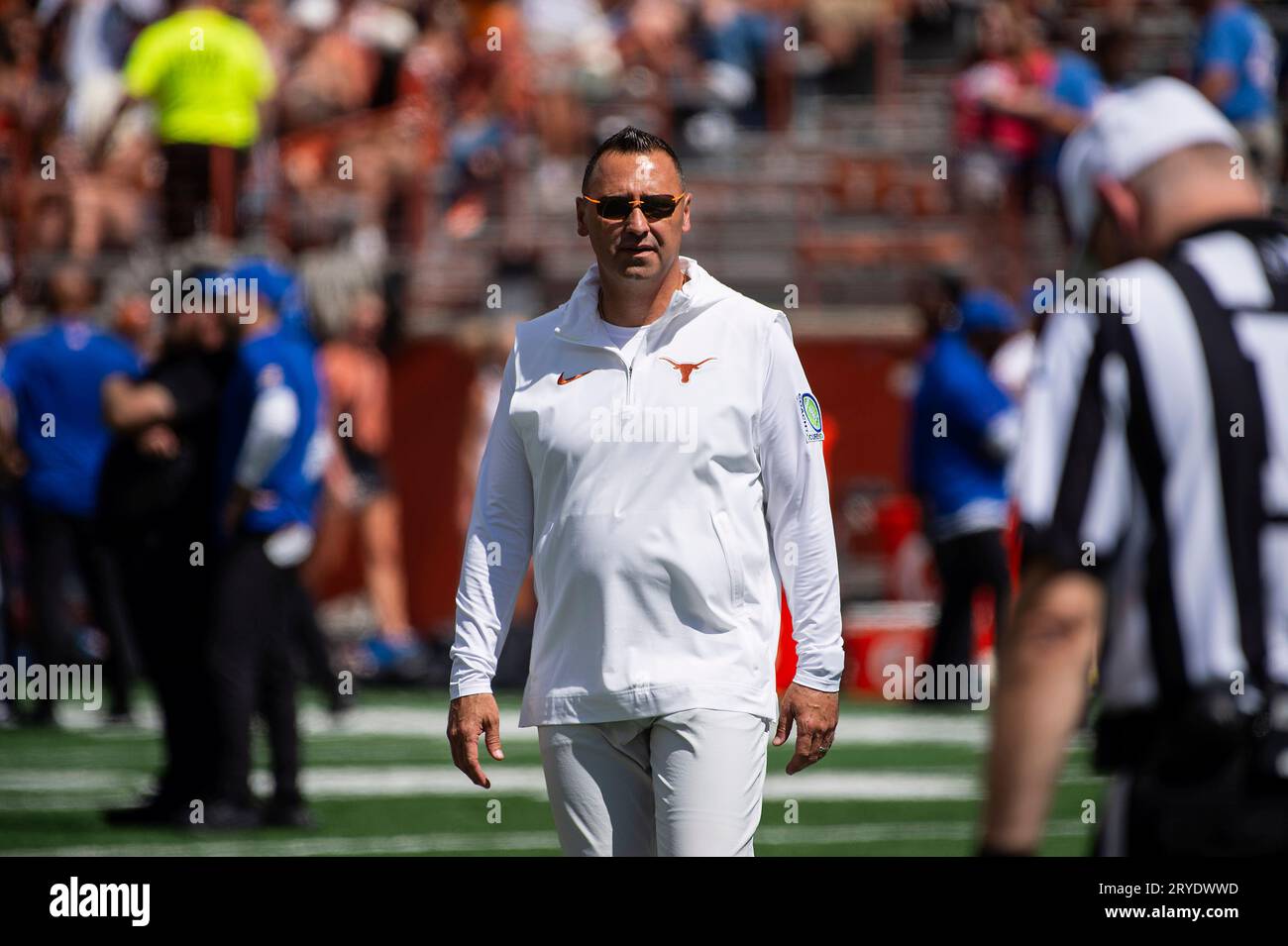 September 30, 2023: Texas Longhorns Head Coach Steve Sarkisian in ...