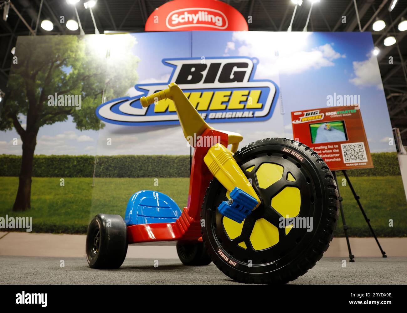 New York, United States. 30th Sep, 2023. A Big Wheel is on display at ...