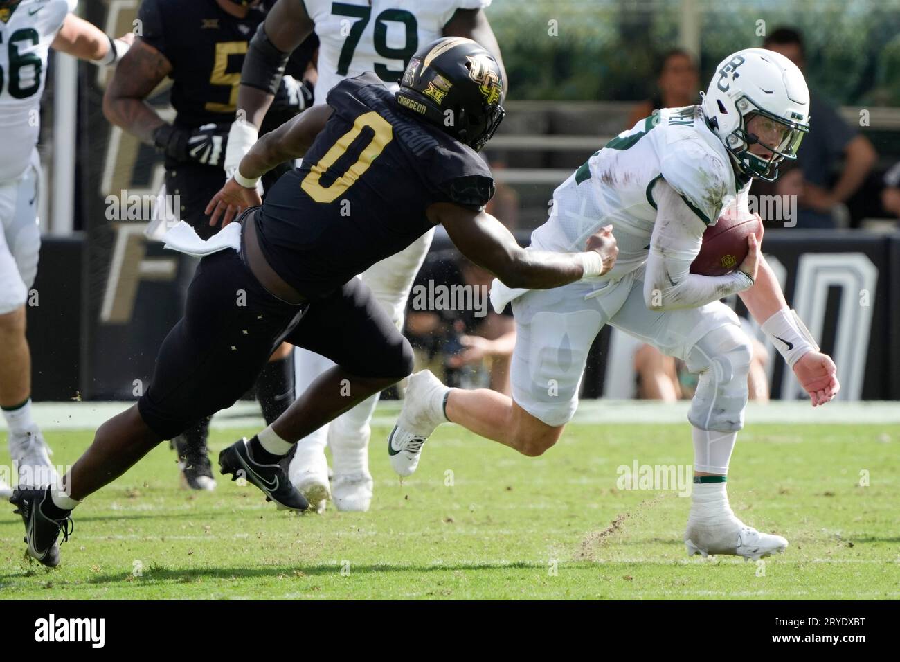 Baylor quarterback Blake Shapen, right, tries to get past Central ...