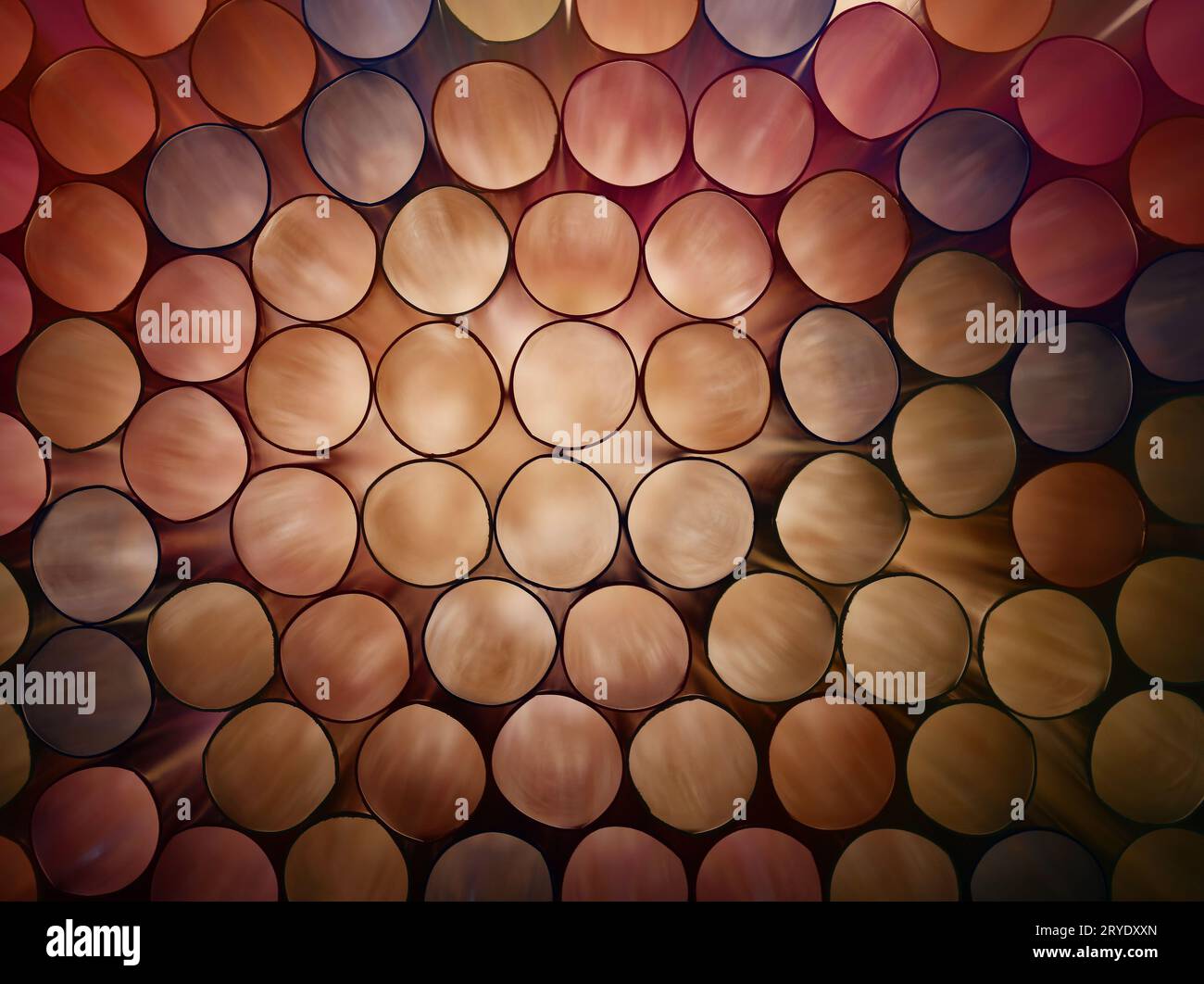 Abstract brown colorful background of stack pipes Stock Photo - Alamy