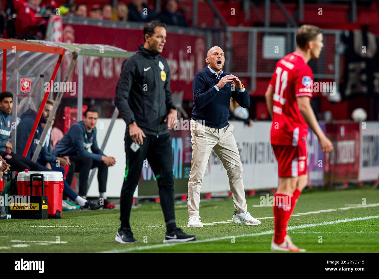 ENSCHEDE - (m) SC Heerenveen coach Kees van Wonderen during the Dutch ...