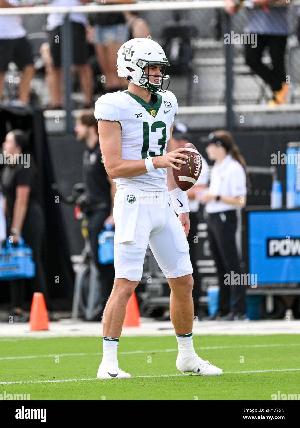 Orlando, FL, USA. 30th Sep, 2023. Baylor quarterback Sawyer Robertson ...