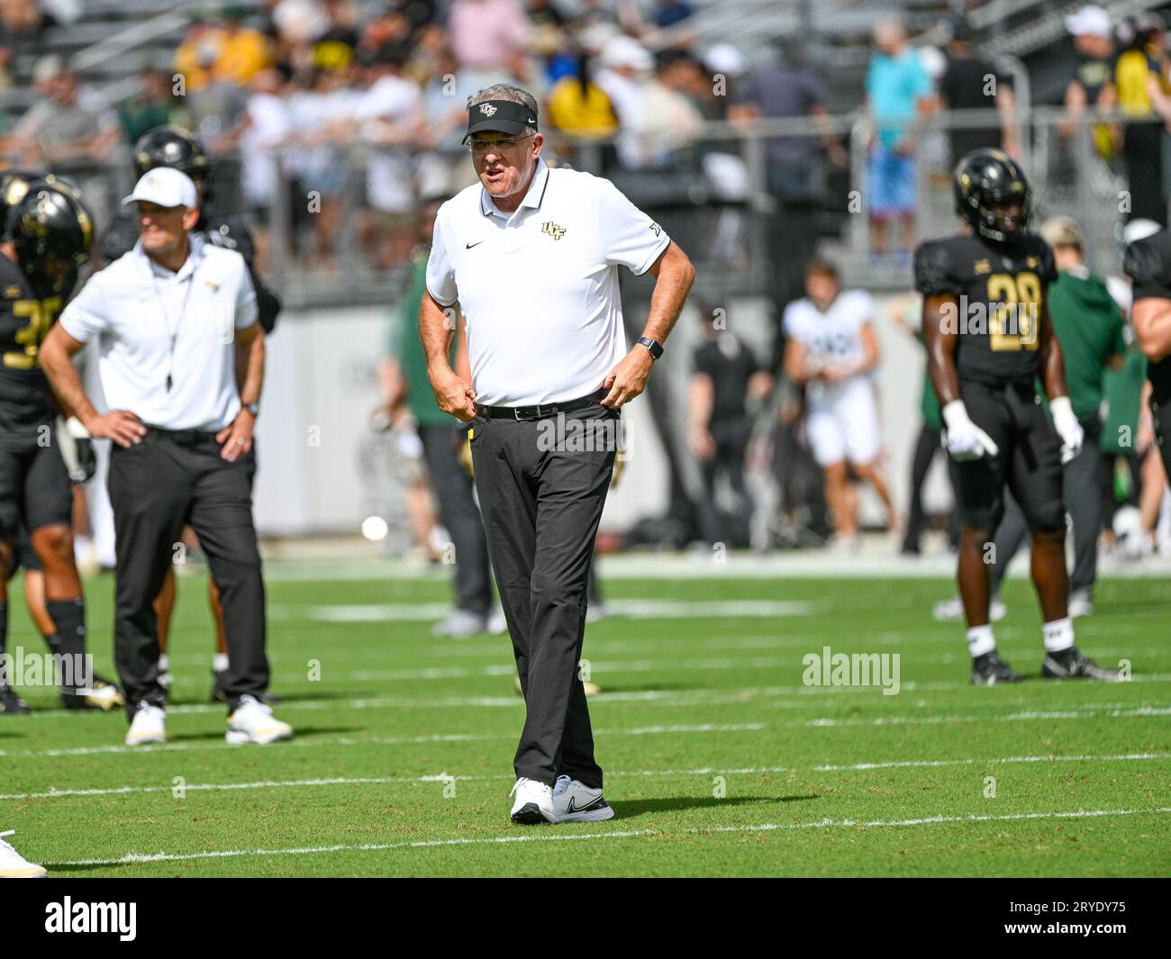 Orlando, FL, USA. 30th Sep, 2023. UCF head coach Gus Malzahn during ...
