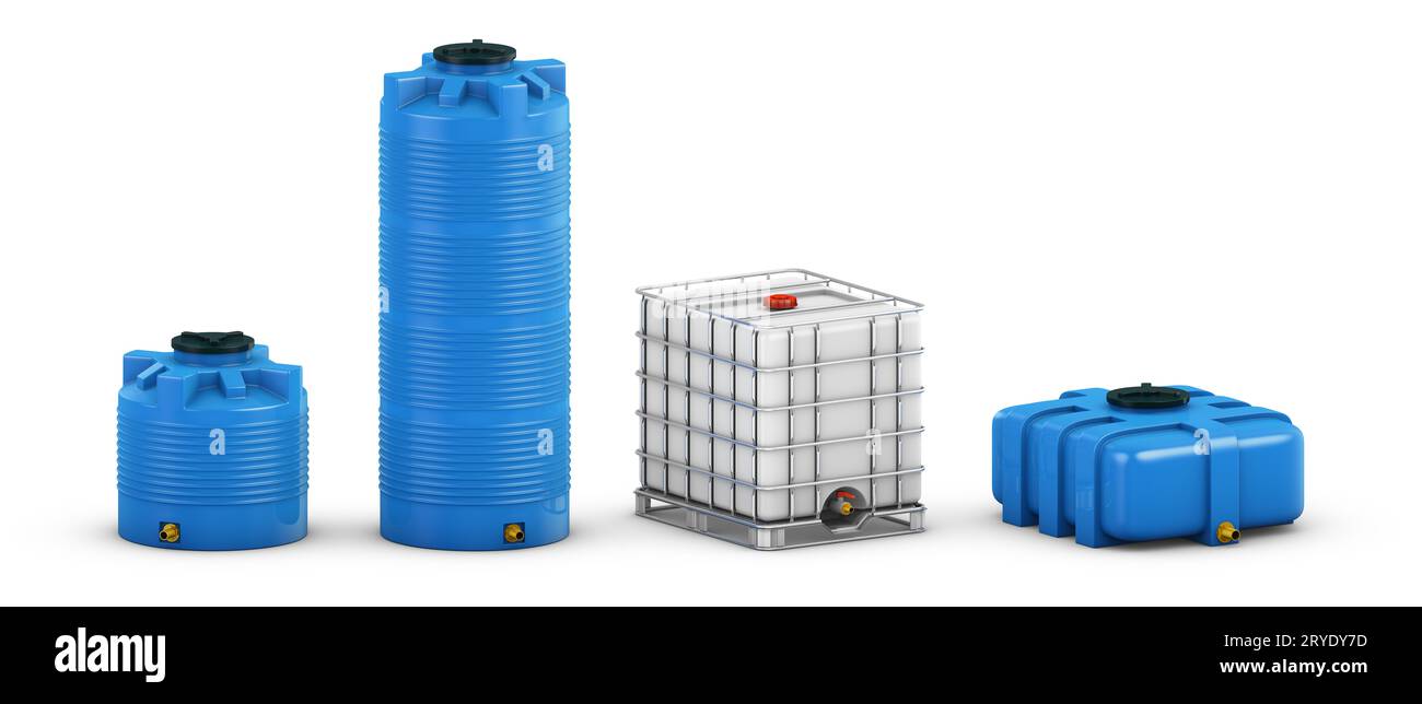 Containers for water Stock Photo - Alamy