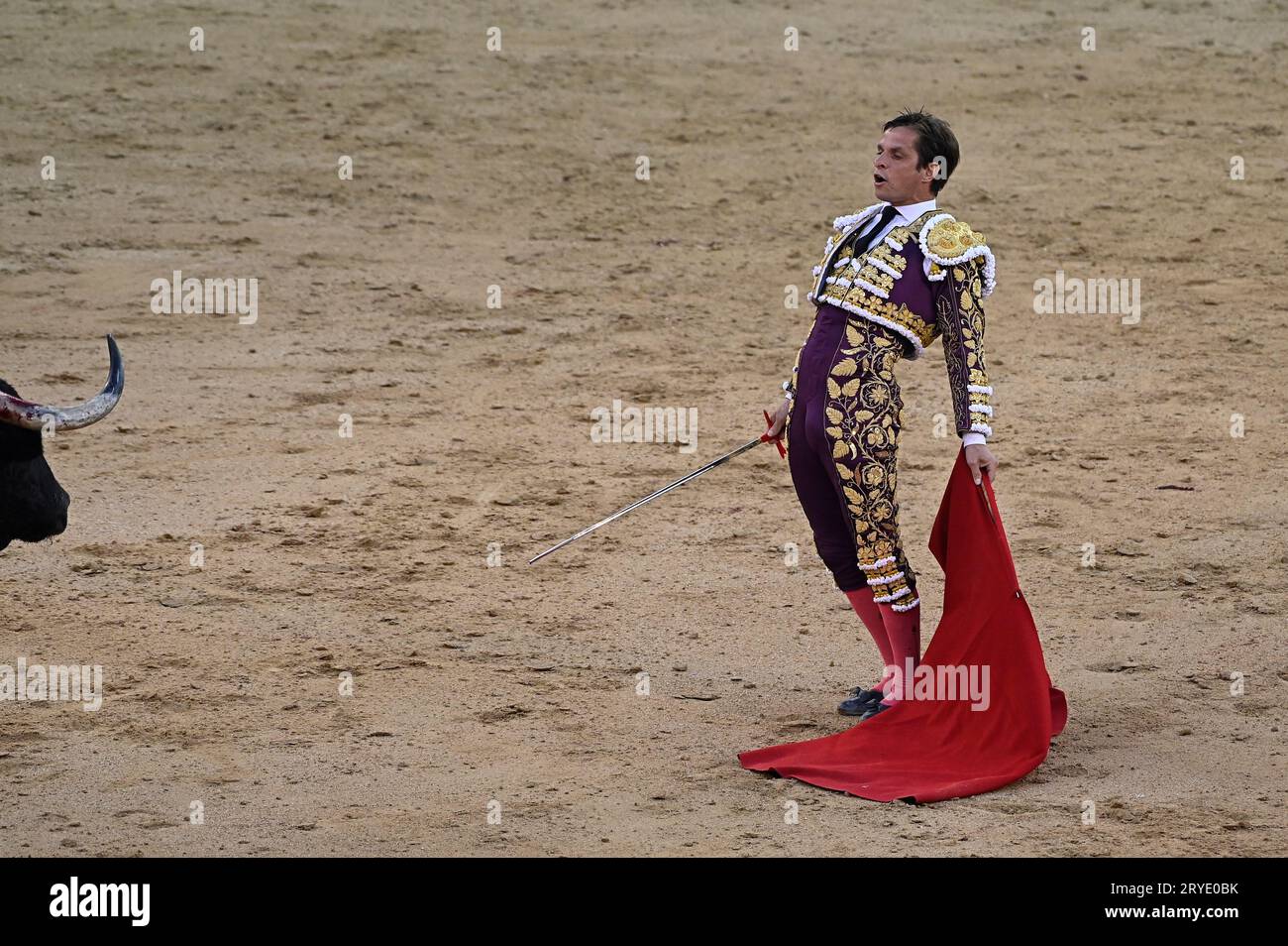 Julián López 'El Juli' during his farewell bullfight to Madrid at the ...