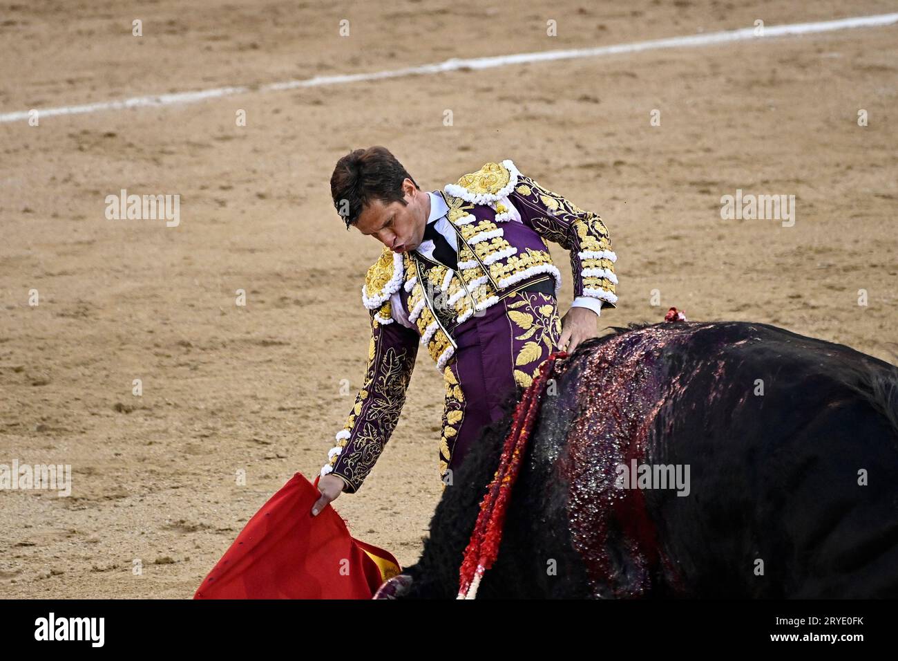 Julián López 'El Juli' during his farewell bullfight to Madrid at the ...