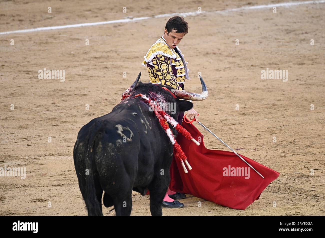 Julián López 'El Juli' during his farewell bullfight to Madrid at the ...