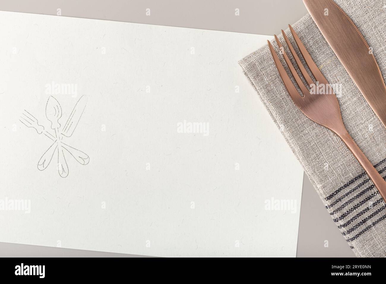 Dining menu design hi-res stock photography and images - Alamy