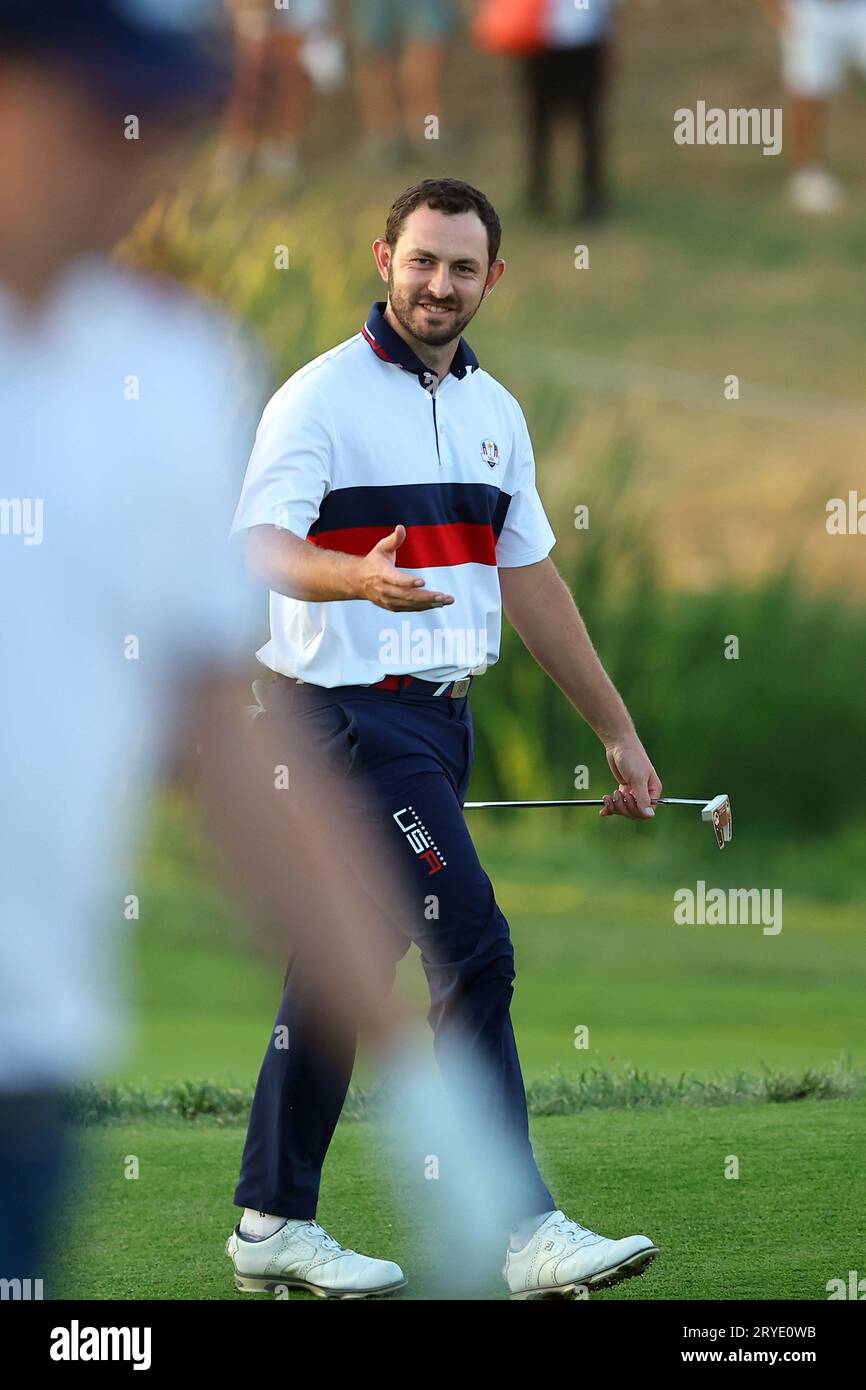 Rome, . 30th Sep, 2023. Rome, Italy 30.09.2023: Patrick Cantlay USA ...
