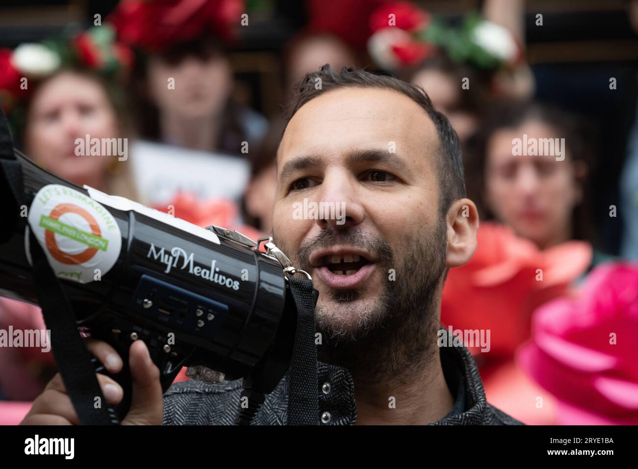 London, UK. 30 September, 2023. Deputy leader of the Green Party Zack ...