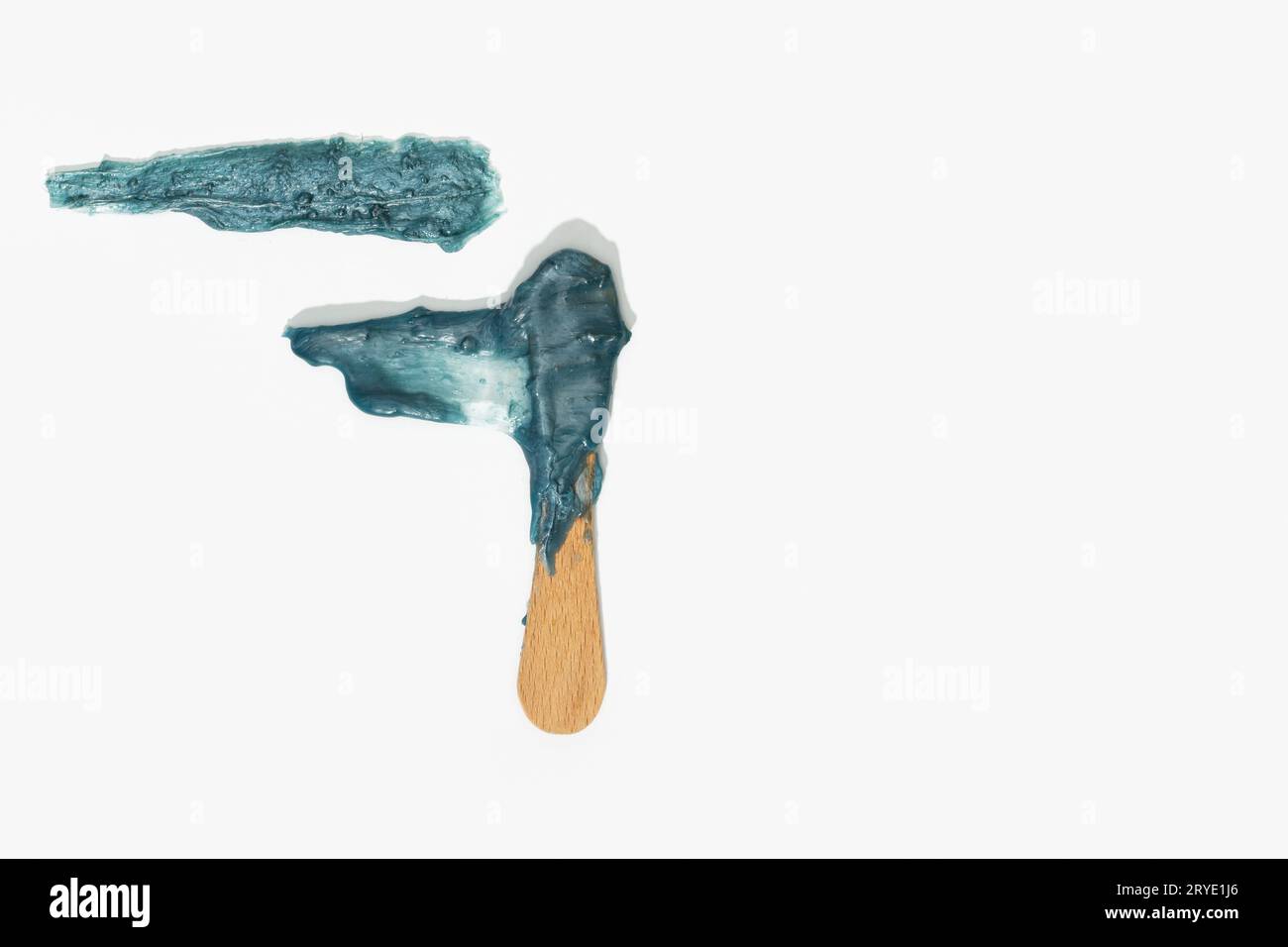 Hot wax depilation concept Stock Photo - Alamy