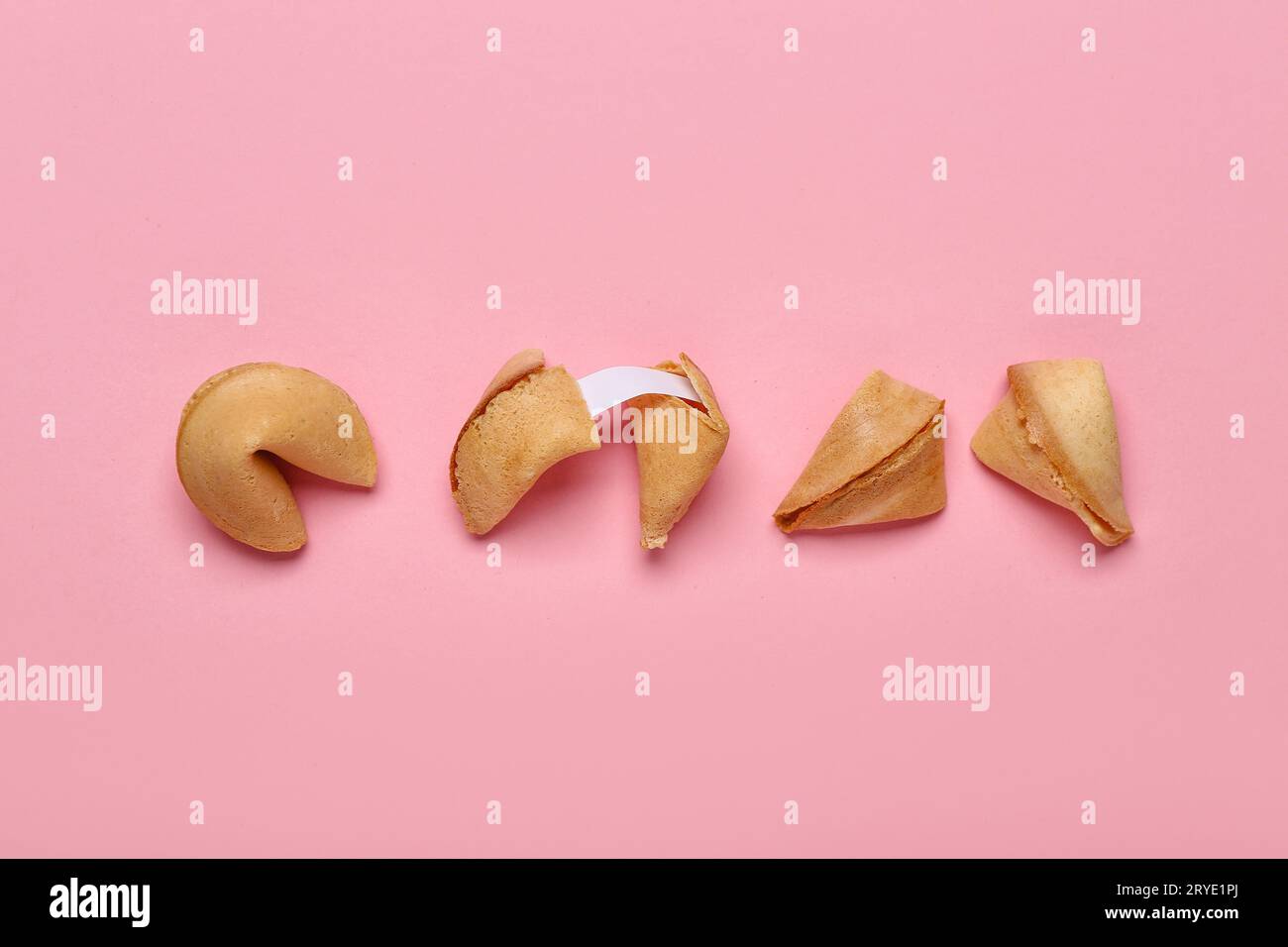 Pink line chinese fortune cookie hi-res stock photography and images ...