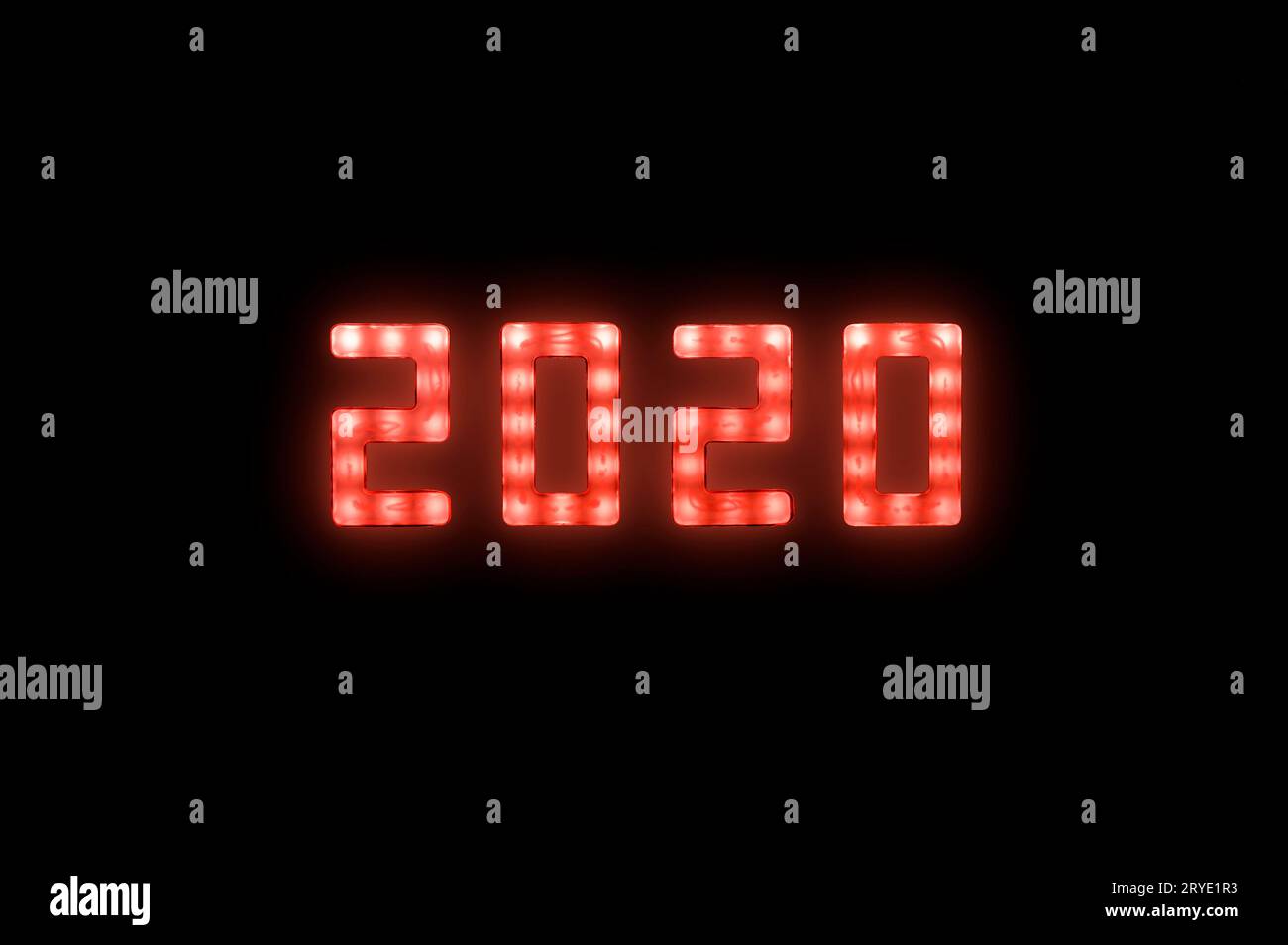 2020 neon hi-res stock photography and images - Alamy