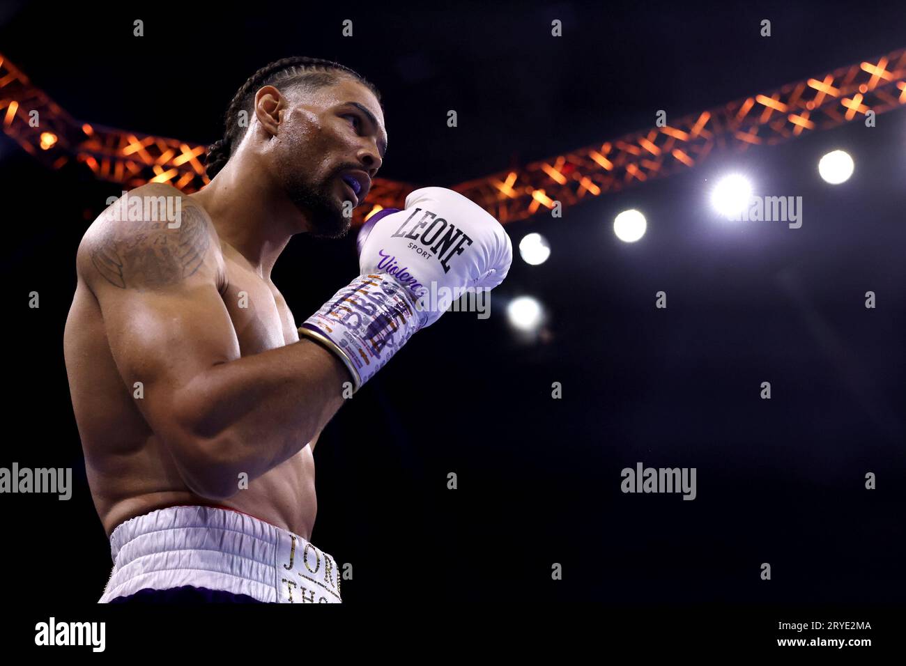 Jordan Thompson looks on during the IBF World Cruiserweight Title Fight ...