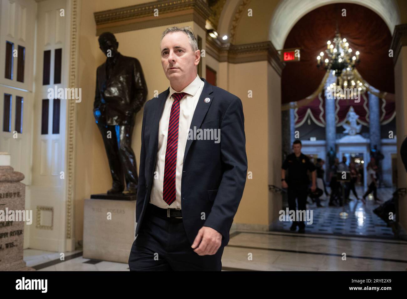 Rep. Brian Fitzpatrick (R-Pa.) is seen at the U.S. Capitol Sept. 30 ...