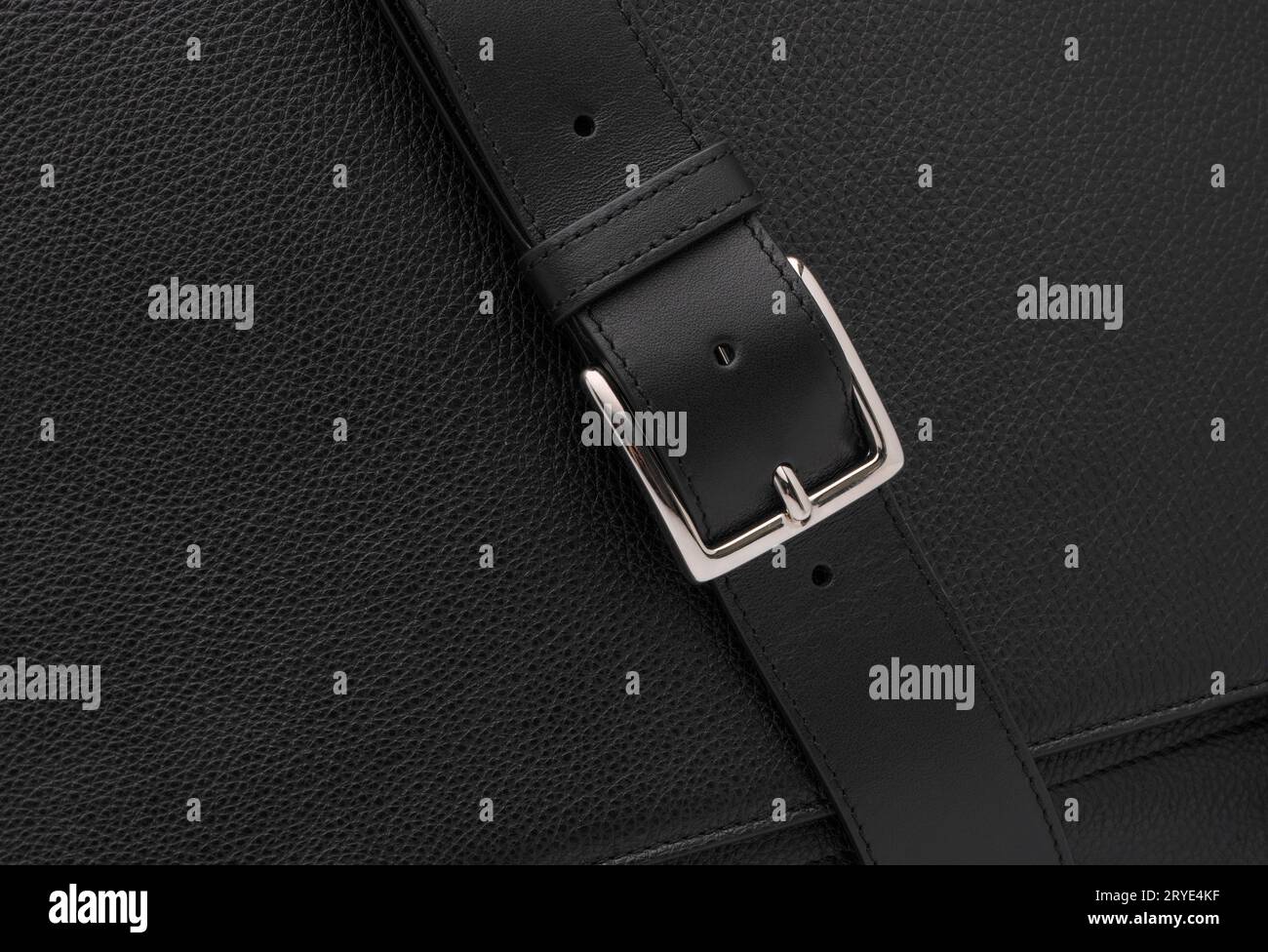 The clasp on the black bag Stock Photo - Alamy