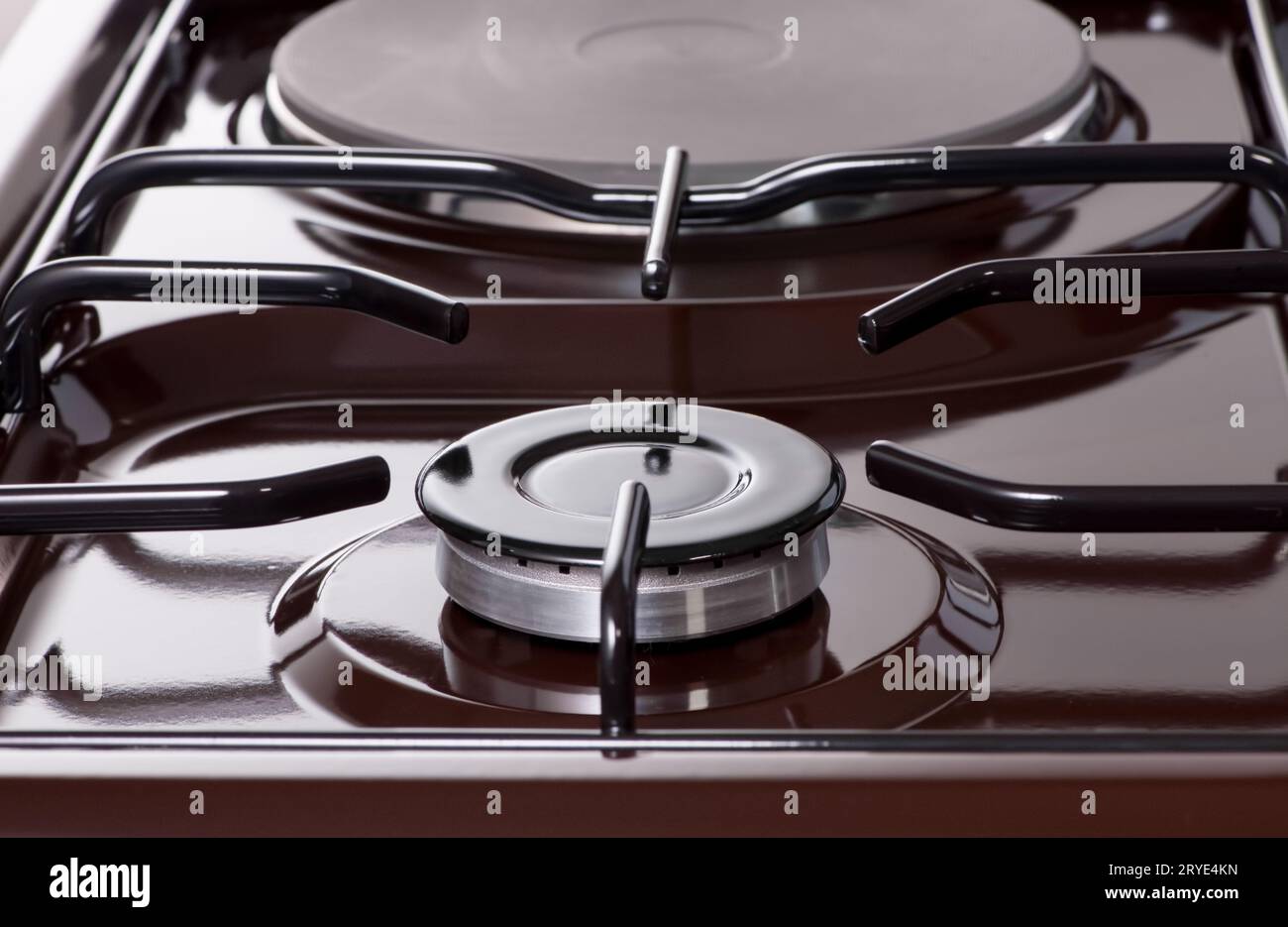 Gas stove part Stock Photo - Alamy