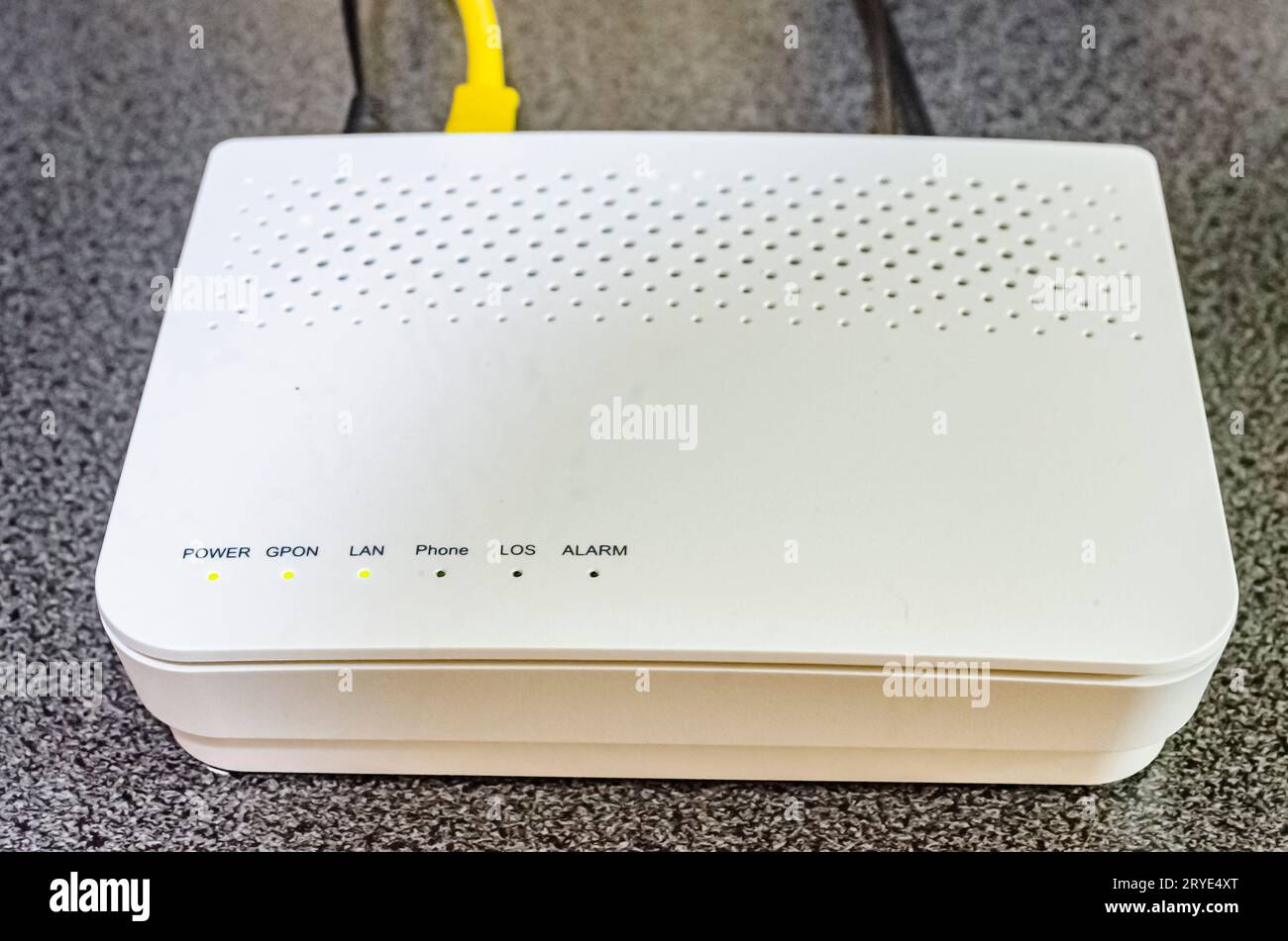 Fiberoptic Internet Router Stock Photo - Alamy