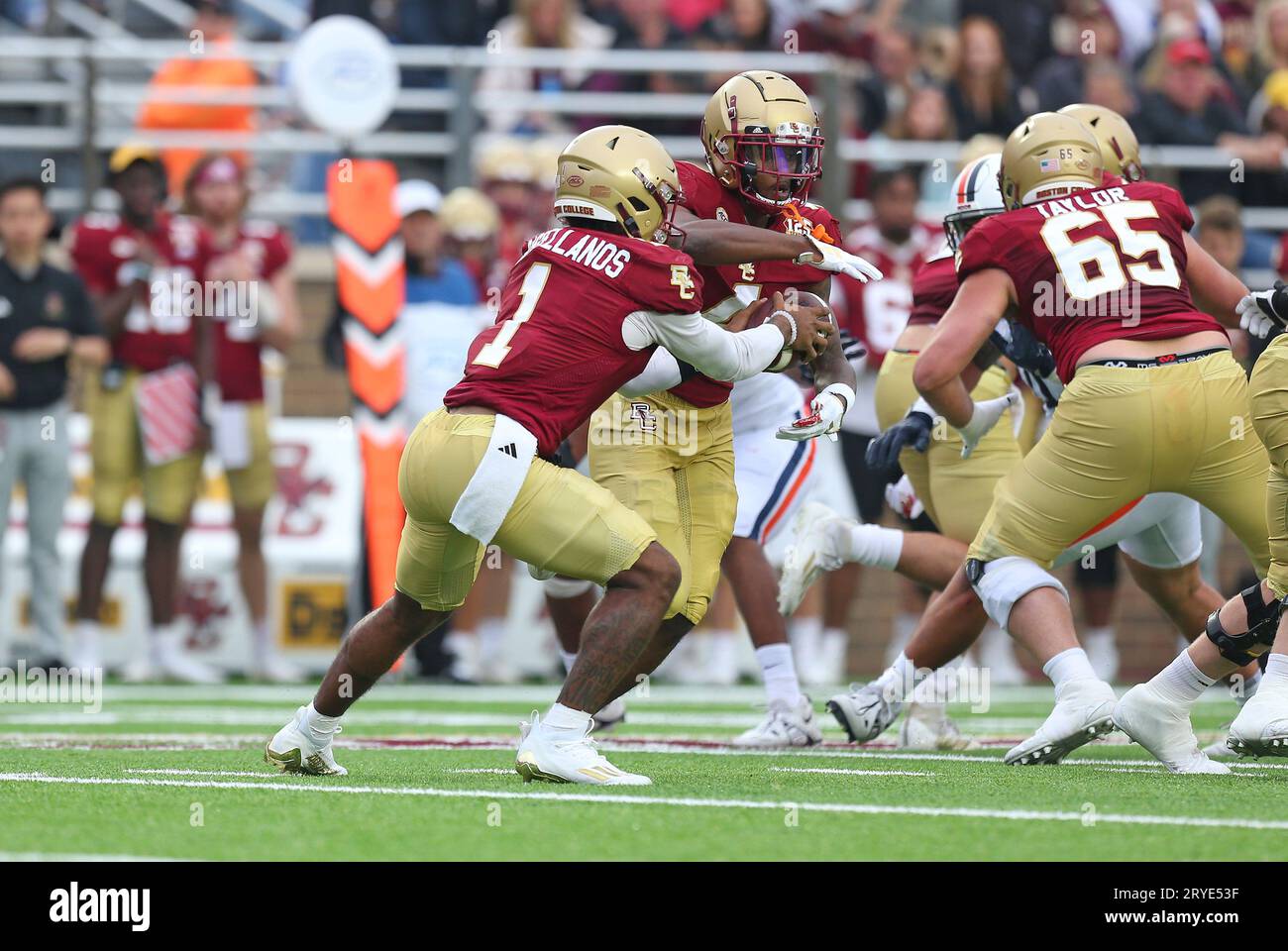 Alumni Stadium. 30th Sep, 2023. MA, USA; Boston College Eagles ...