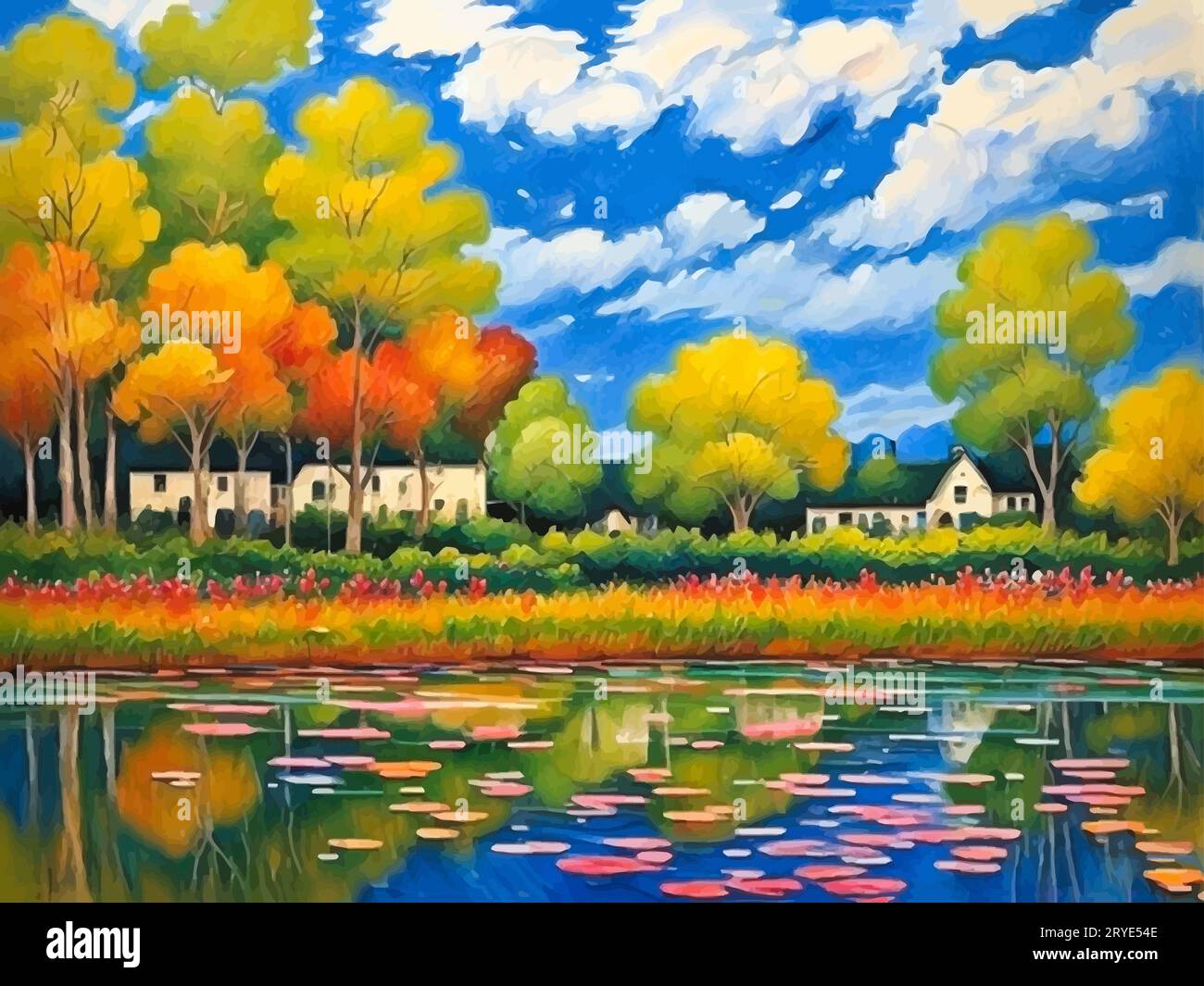 Natures sunset Stock Vector Images - Alamy