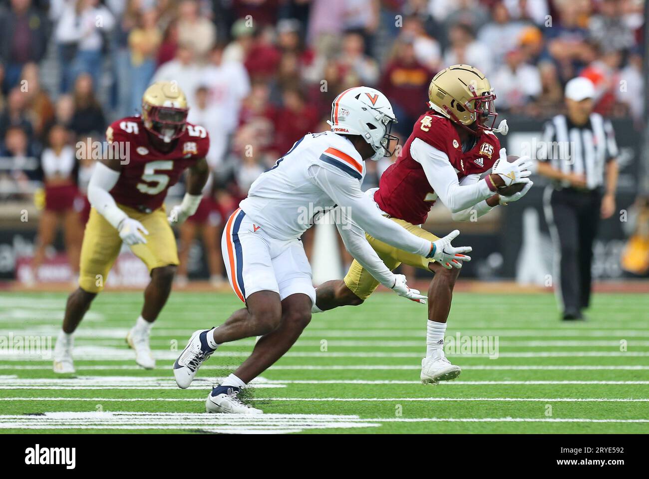 Alumni Stadium. 30th Sep, 2023. MA, USA; Boston College Eagles ...