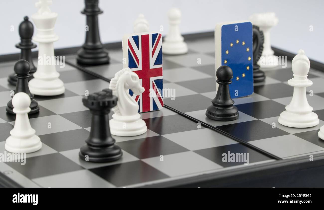Chessboard with flags of countries Stock Photo - Alamy
