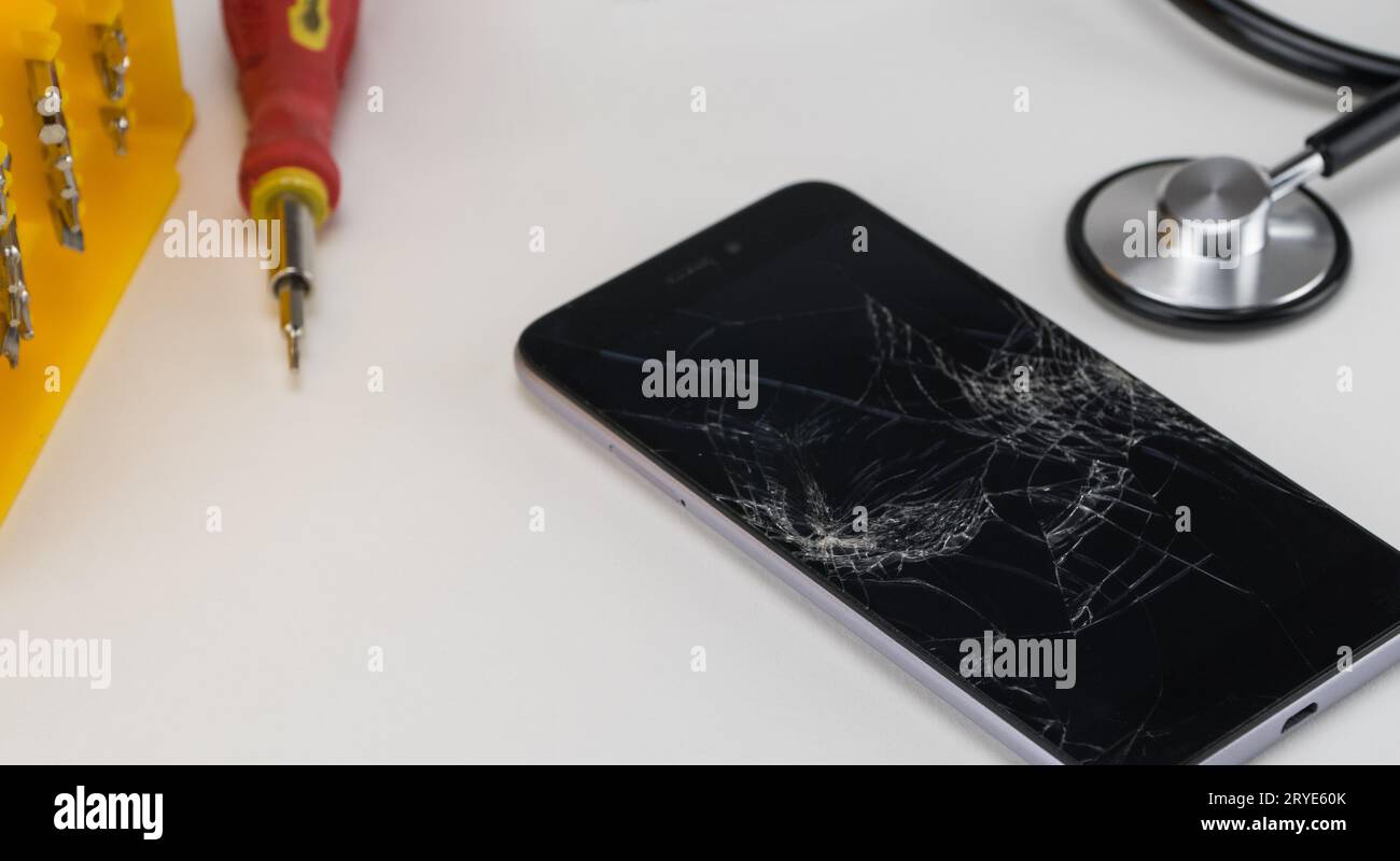 Phone repair hi-res stock photography and images - Alamy