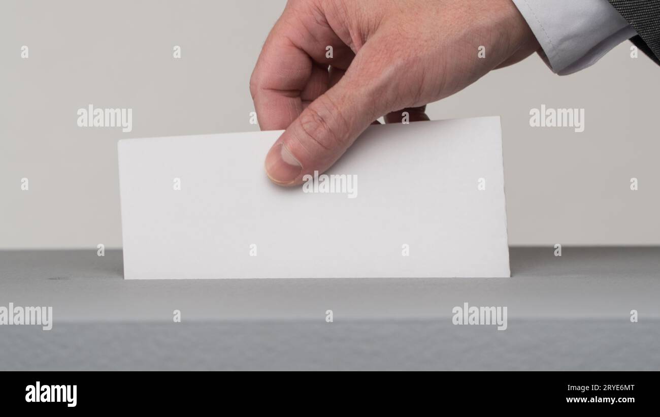 Balloting and elections Stock Photo - Alamy