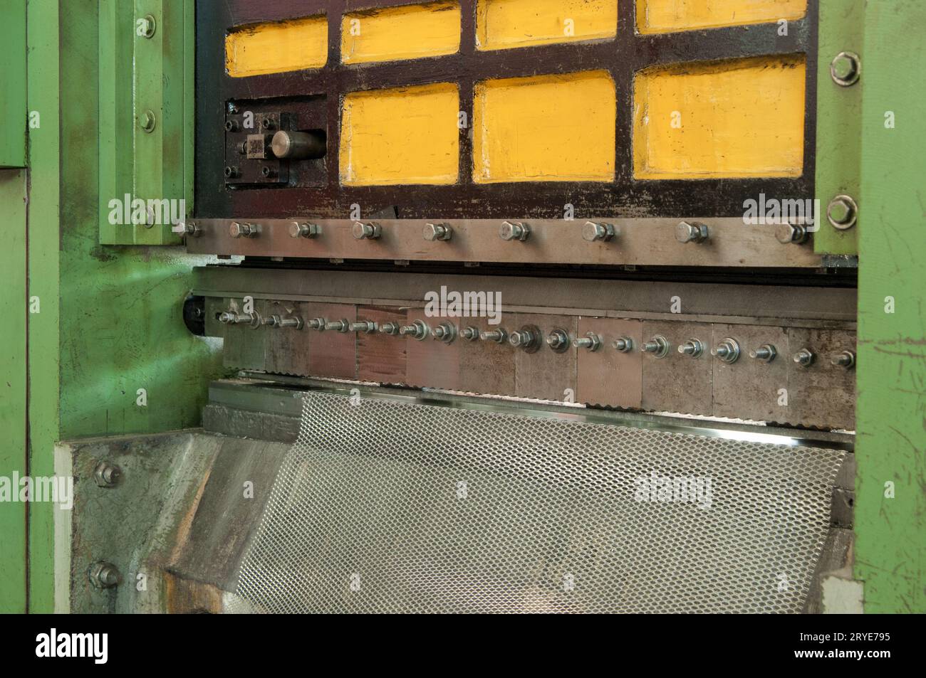 Equipment for the production of filters for cars Stock Photo - Alamy