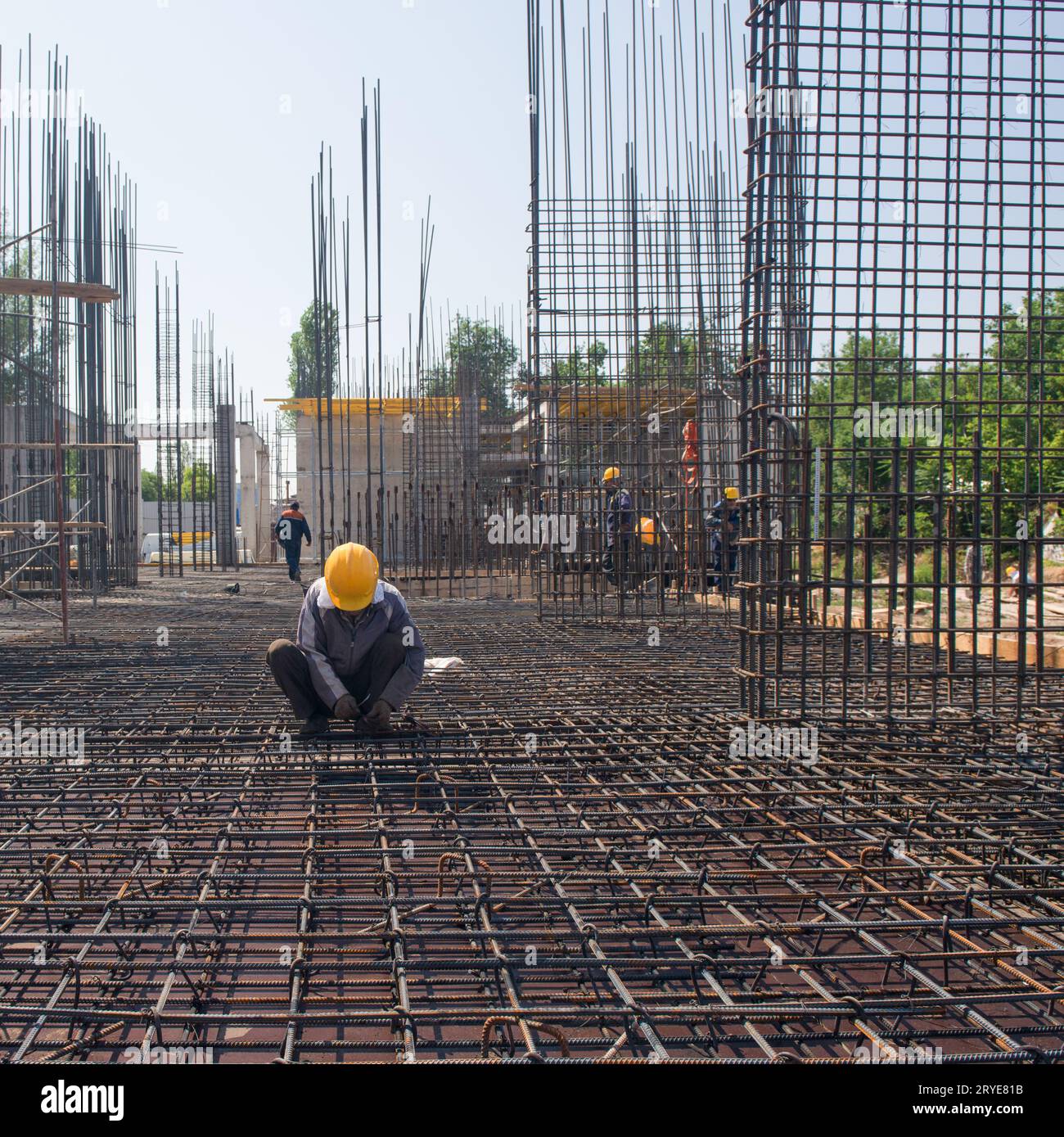 Steel fixing work hi-res stock photography and images - Alamy