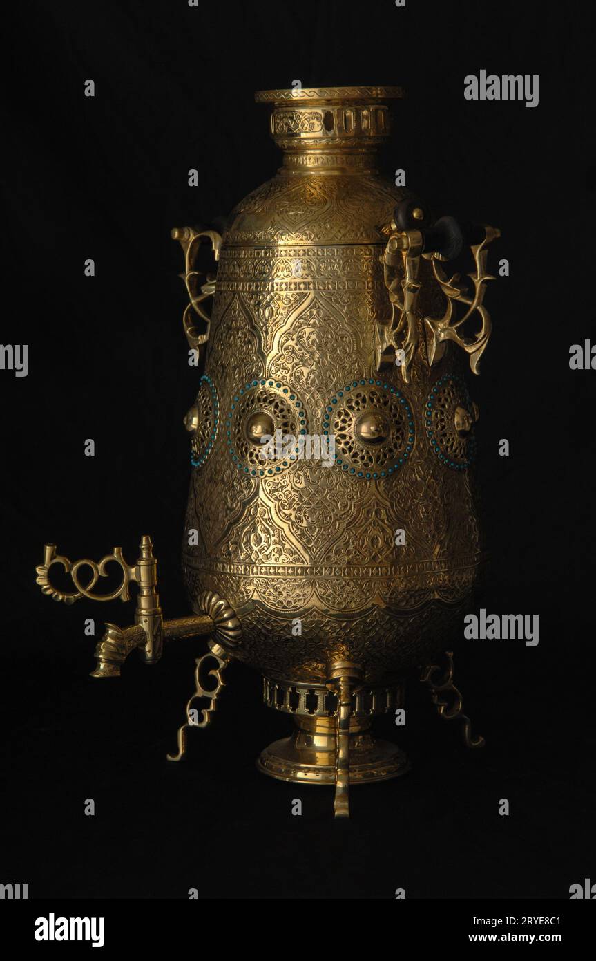 Traditional turkish samovar hi-res stock photography and images - Alamy