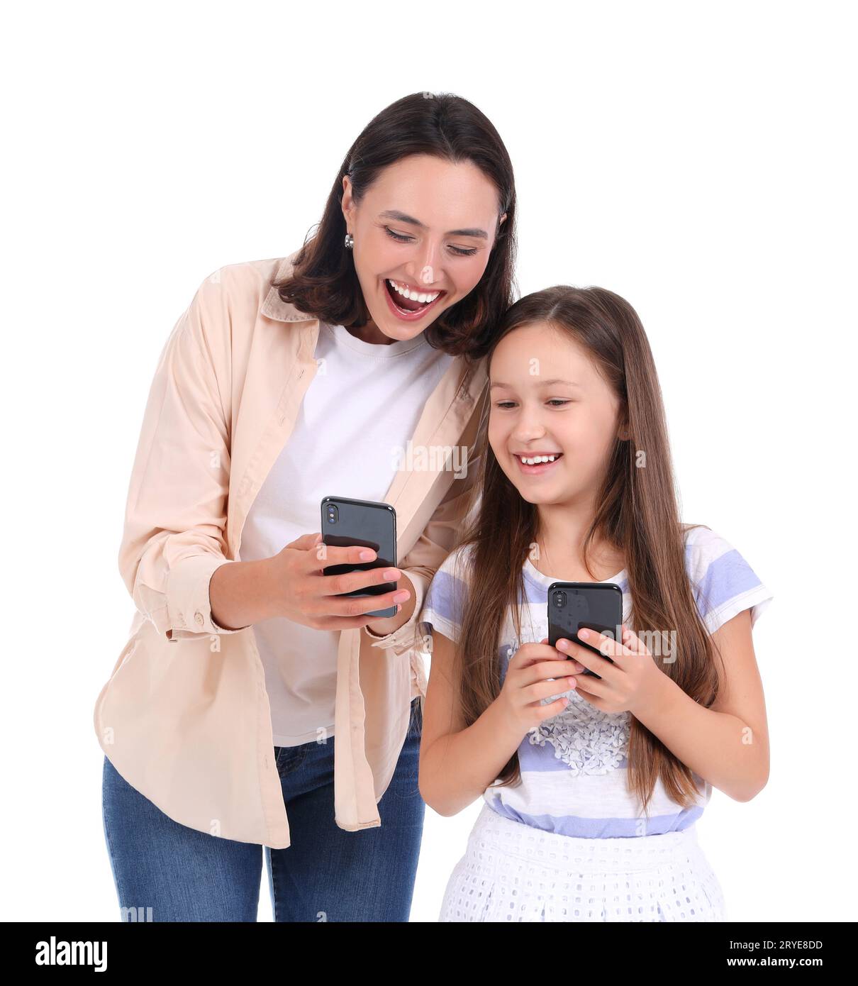 Daughter device Cut Out Stock Images & Pictures - Alamy