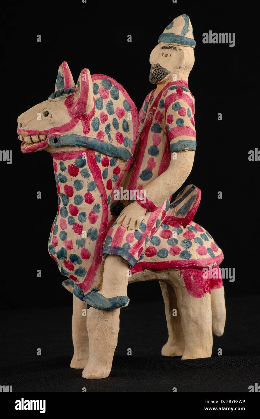 Colored toy from clay Stock Photo - Alamy